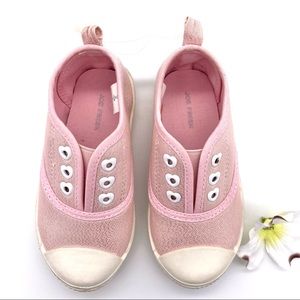 Joe Fresh | Shoes | Nwot Joe Fresh Pink Sparkle Heart Slipon Sneakers 8 ...
